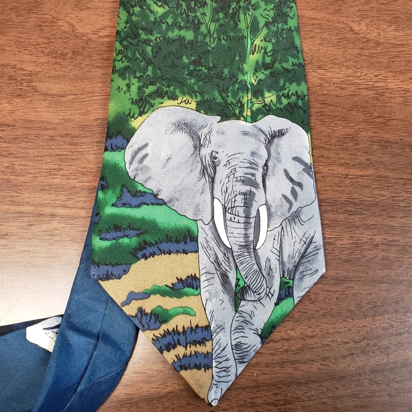 Accessories | Mens Tie Wwf African Elephant | Poshmark